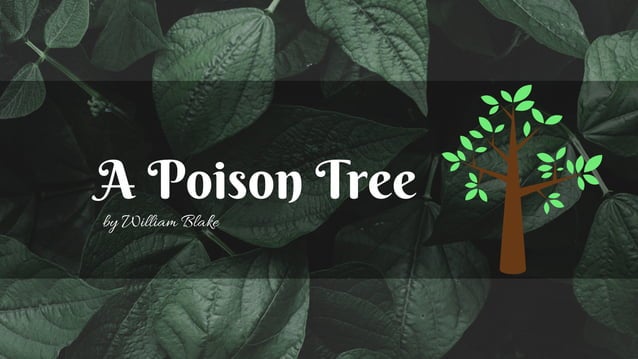 A Poison tree | PPT