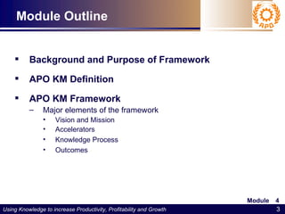 Apo km framework | PPT