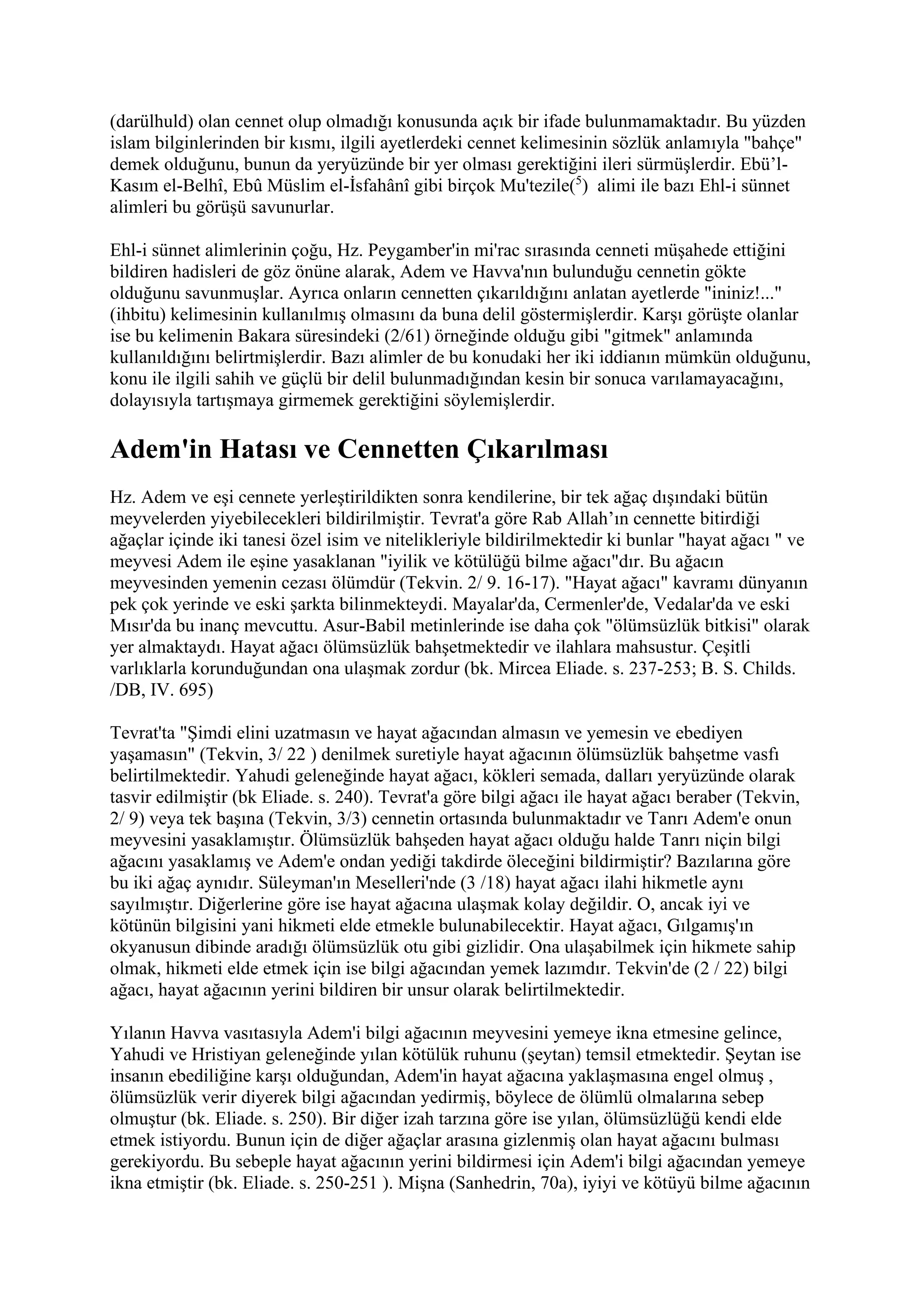 Apokrif ve dini kaynaklarda yaratılış | PDF
