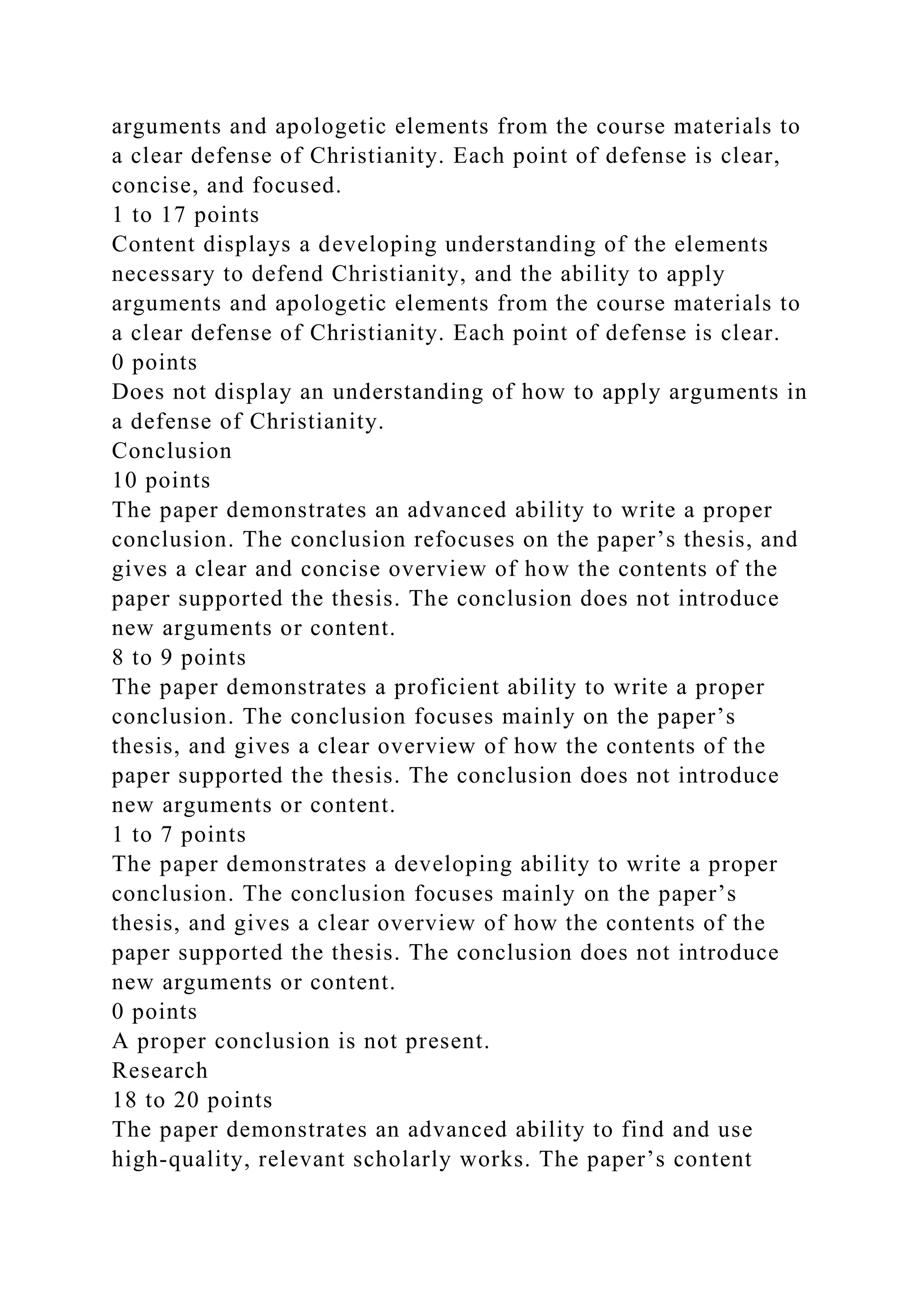 APOL500 Apologetics Application Paper FINAL Grading Rubric (180 to.docx APOL500 Apologetics Application Paper FINAL Grading Rubric (180 to.docx