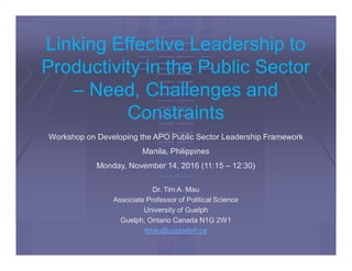 Apo leadership workshop | PDF