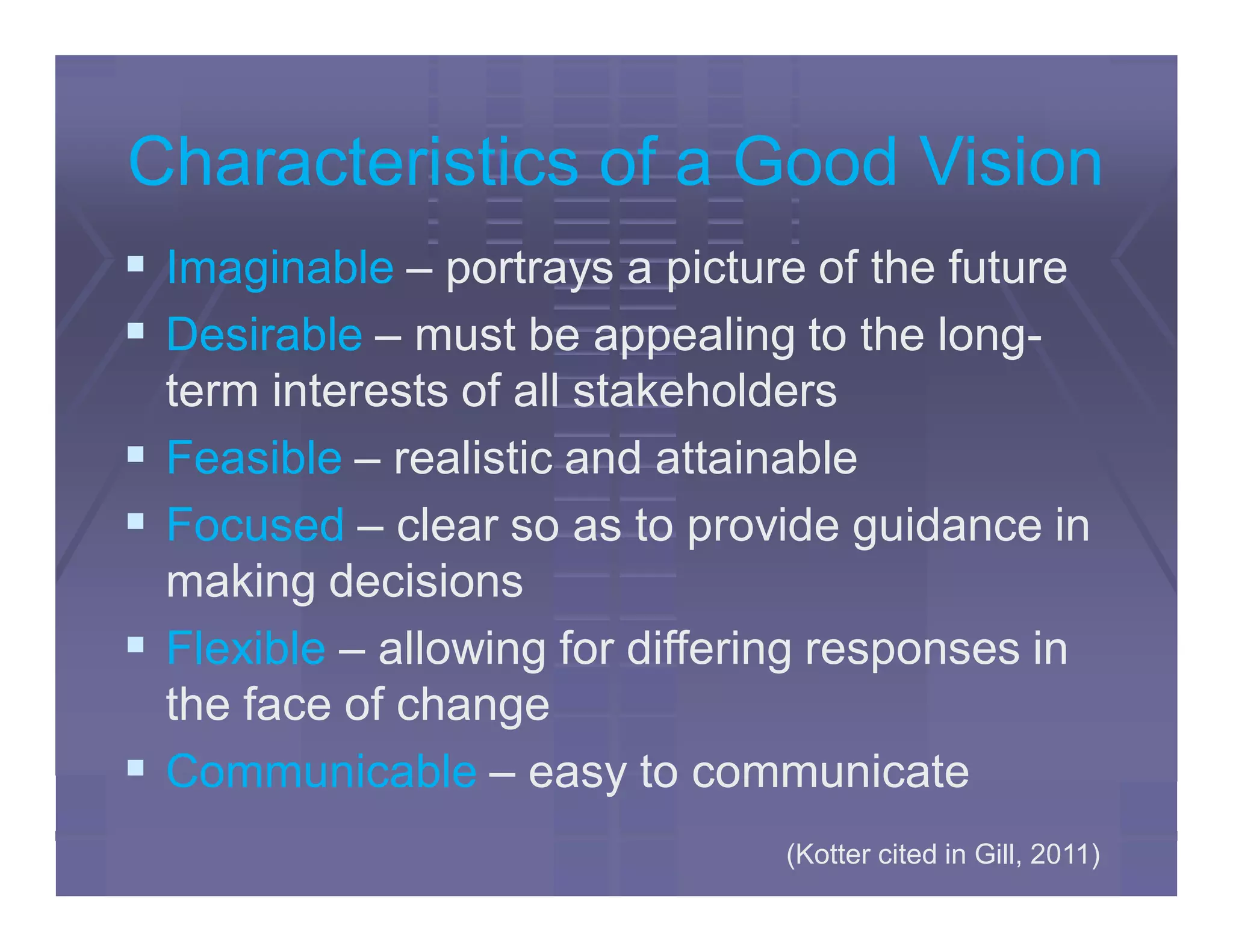 Leading with Vision | PDF