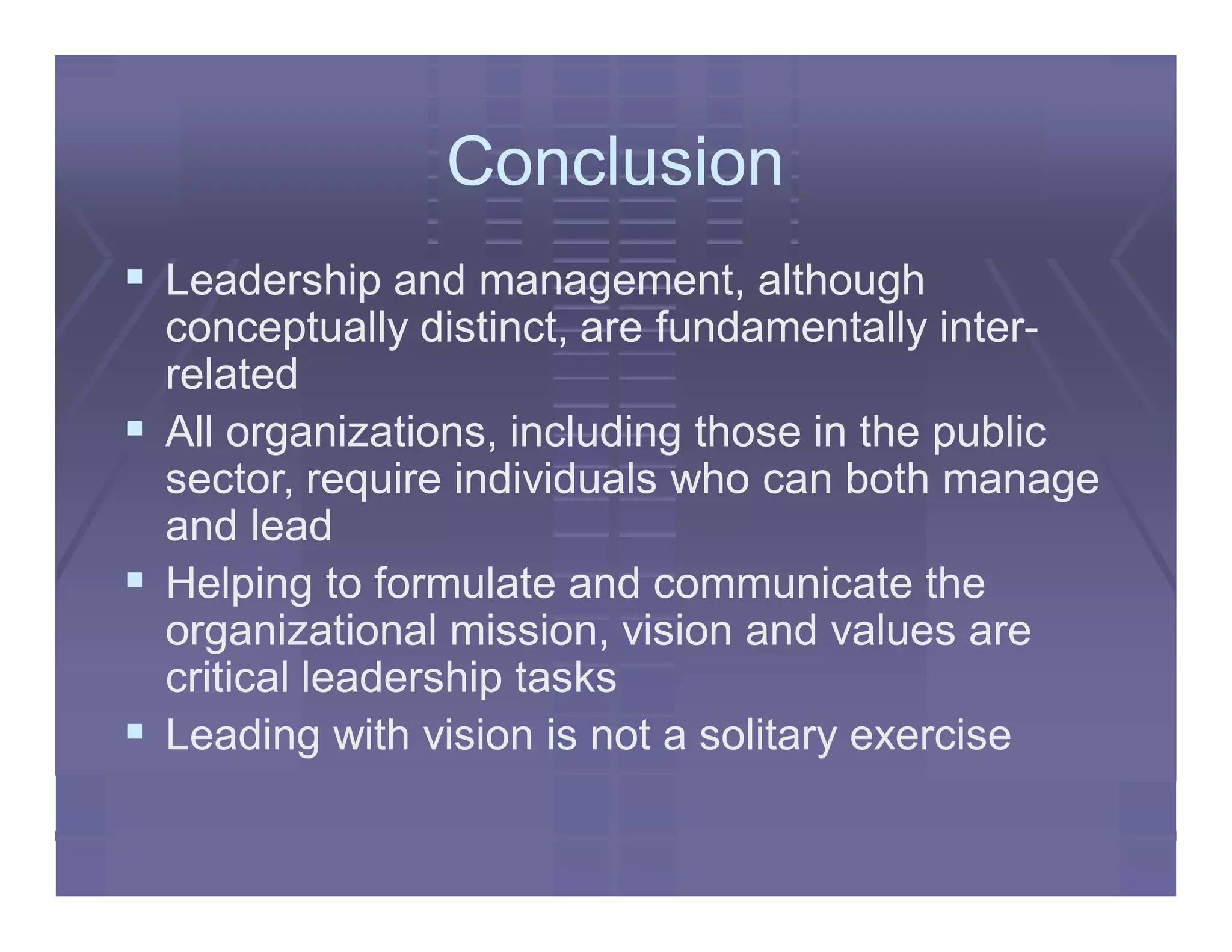 Leading with Vision | PDF