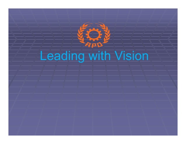 Leading with Vision | PPT