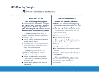 Performance Reporting Framing and Conveying the Performance Story | PPT