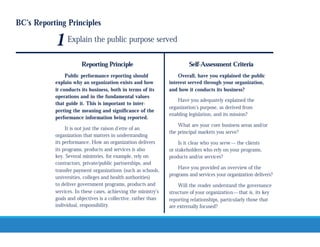 Performance Reporting Framing and Conveying the Performance Story | PPT