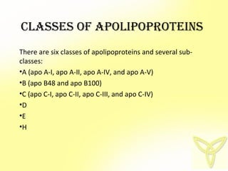 Apolipoprotein and their function, chromium as muscle building tissue ...
