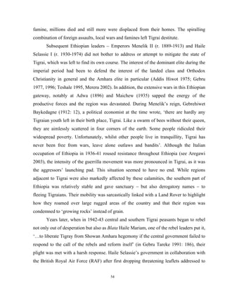 A political history of the tigray people’s 1975 1991 | PDF