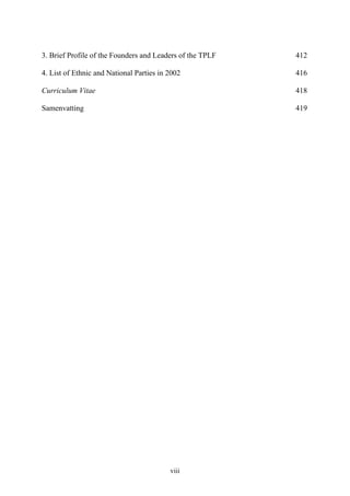 A political history of the tigray people’s 1975 1991 | PDF