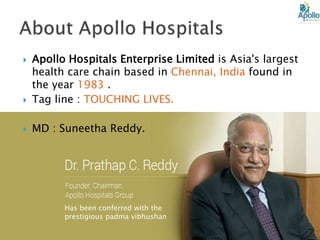 Apollo Hospital - Service sector | PPTX