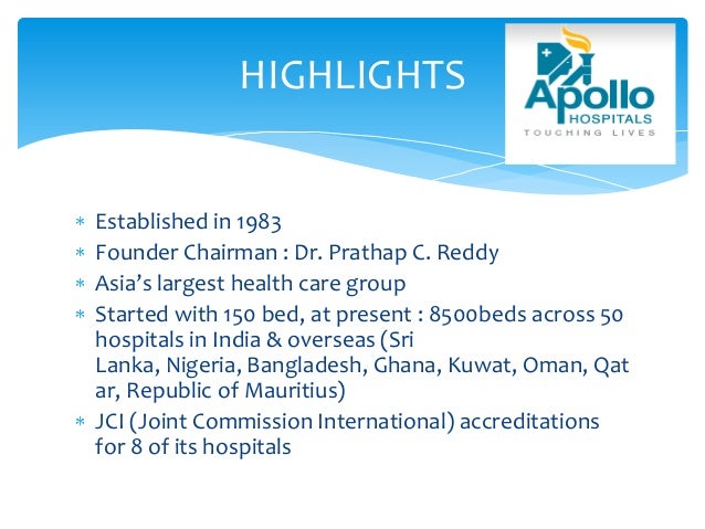 Apollo Hospital (Brand legacy, Mission, Vision , Strategies for expan…