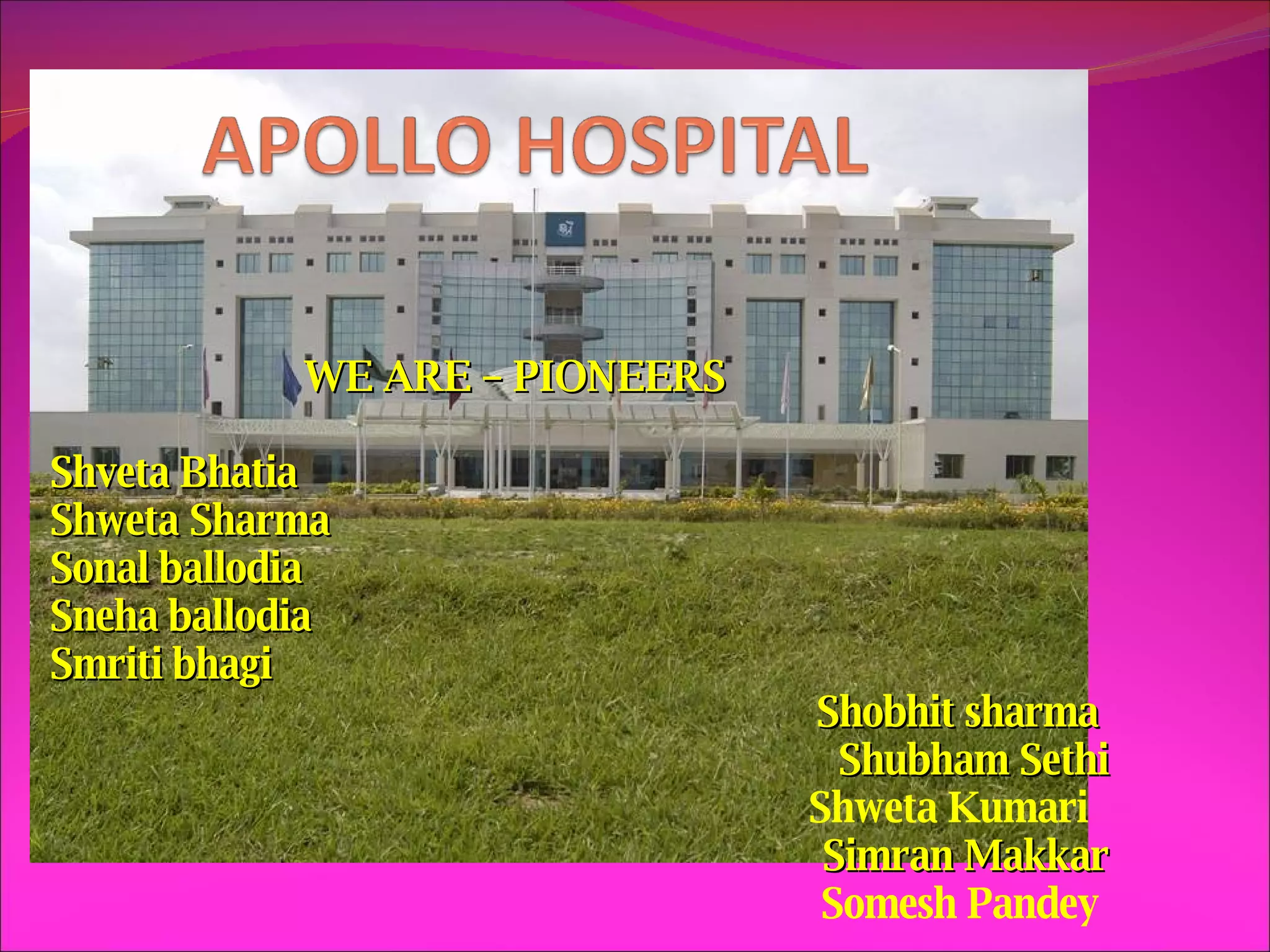 apollo hospital | PPT