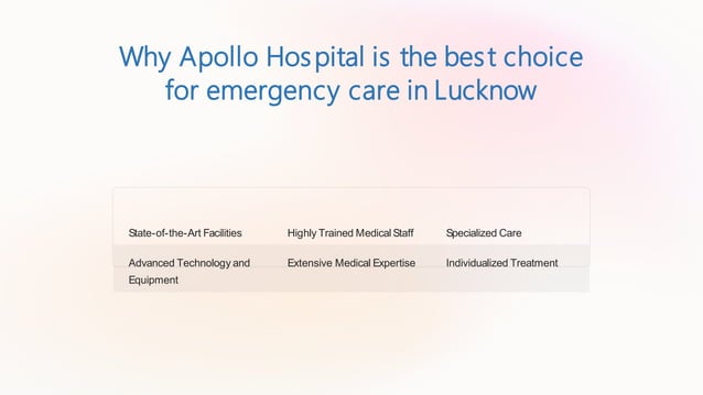 Best ICU Hospital in Lucknow - Apollomedics Hospital | PDF | First Aid ...
