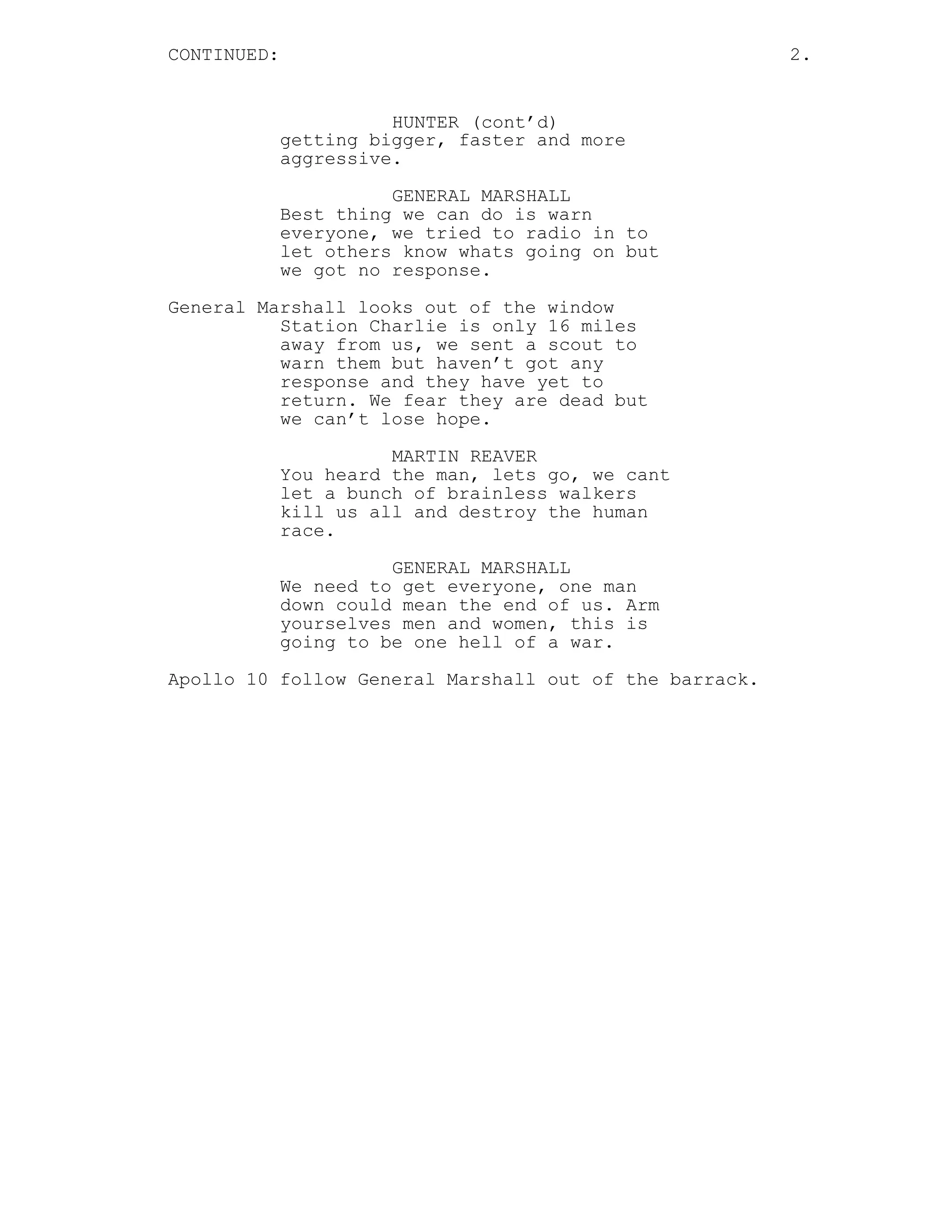 Apollo 10 final draft script | PDF