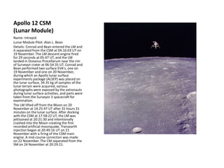 Apollo 12 | PPT