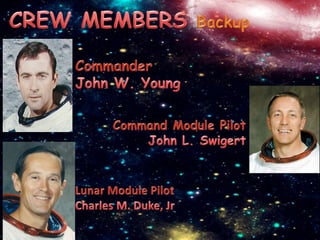 Apollo 13 Crew Members Names