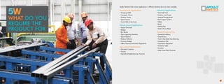 APOLLO BROCHURE.pdf STEEL STRUCTURE TABLE | PDF