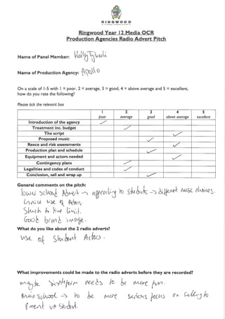 Apollo feedback | PDF