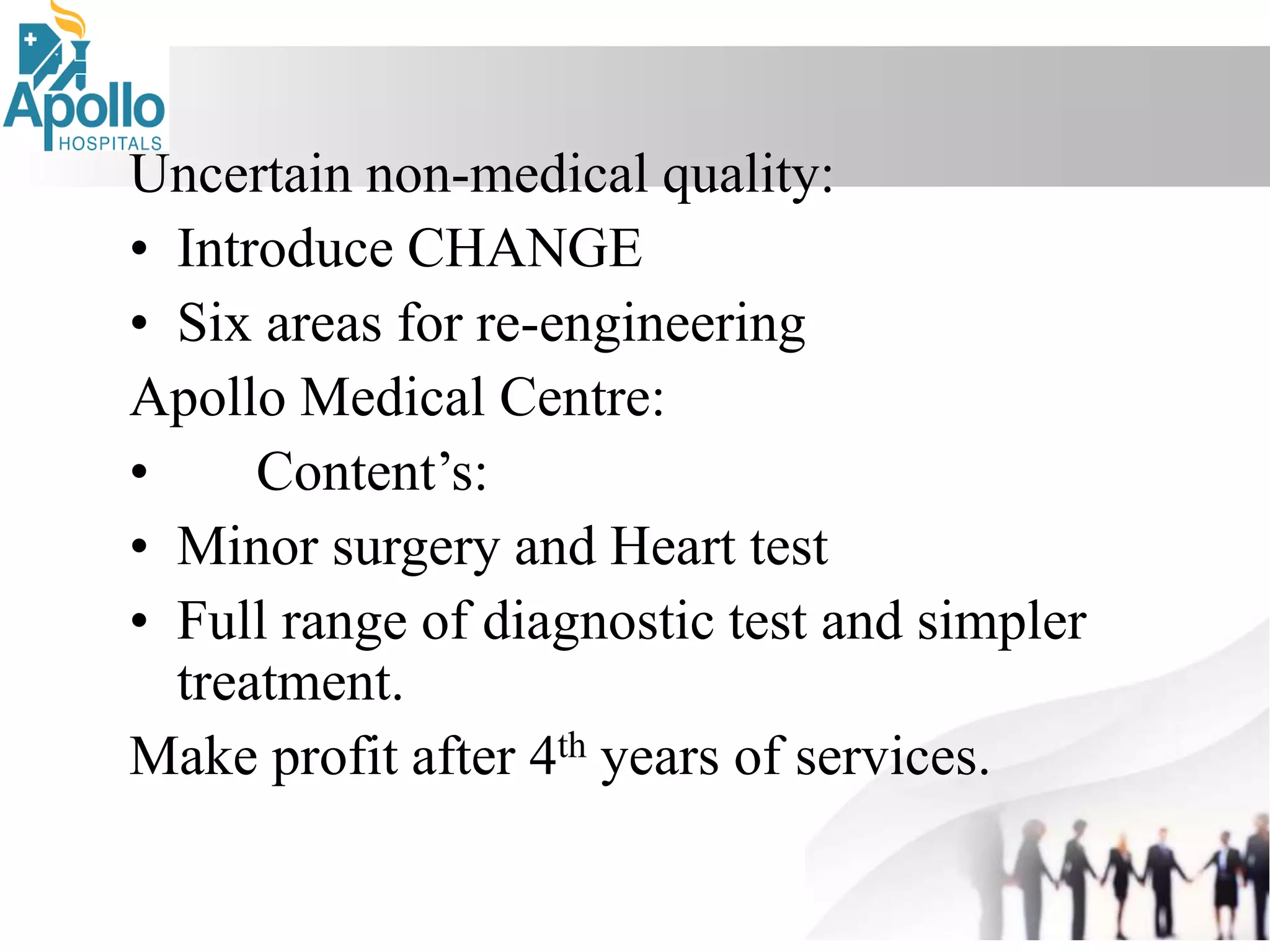 Apollo hospital Case study | PPTX