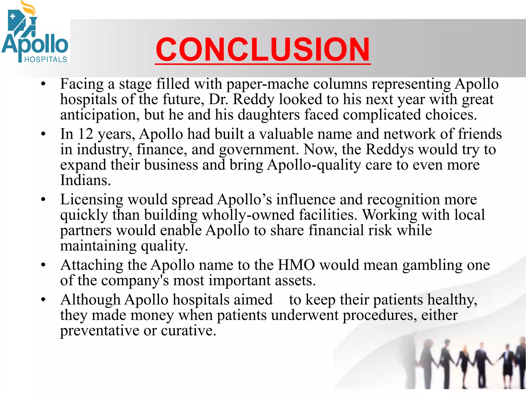 Apollo hospital Case study | PPTX
