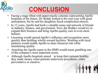 Apollo hospital Case study | PPTX