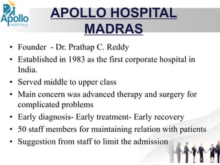 Apollo hospital Case study | PPTX