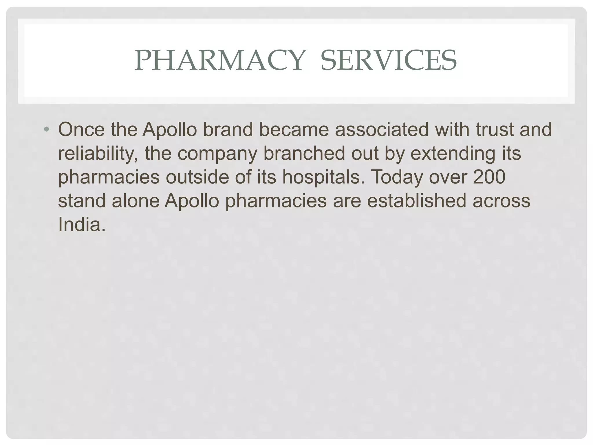 Apollo hospitals | PPTX