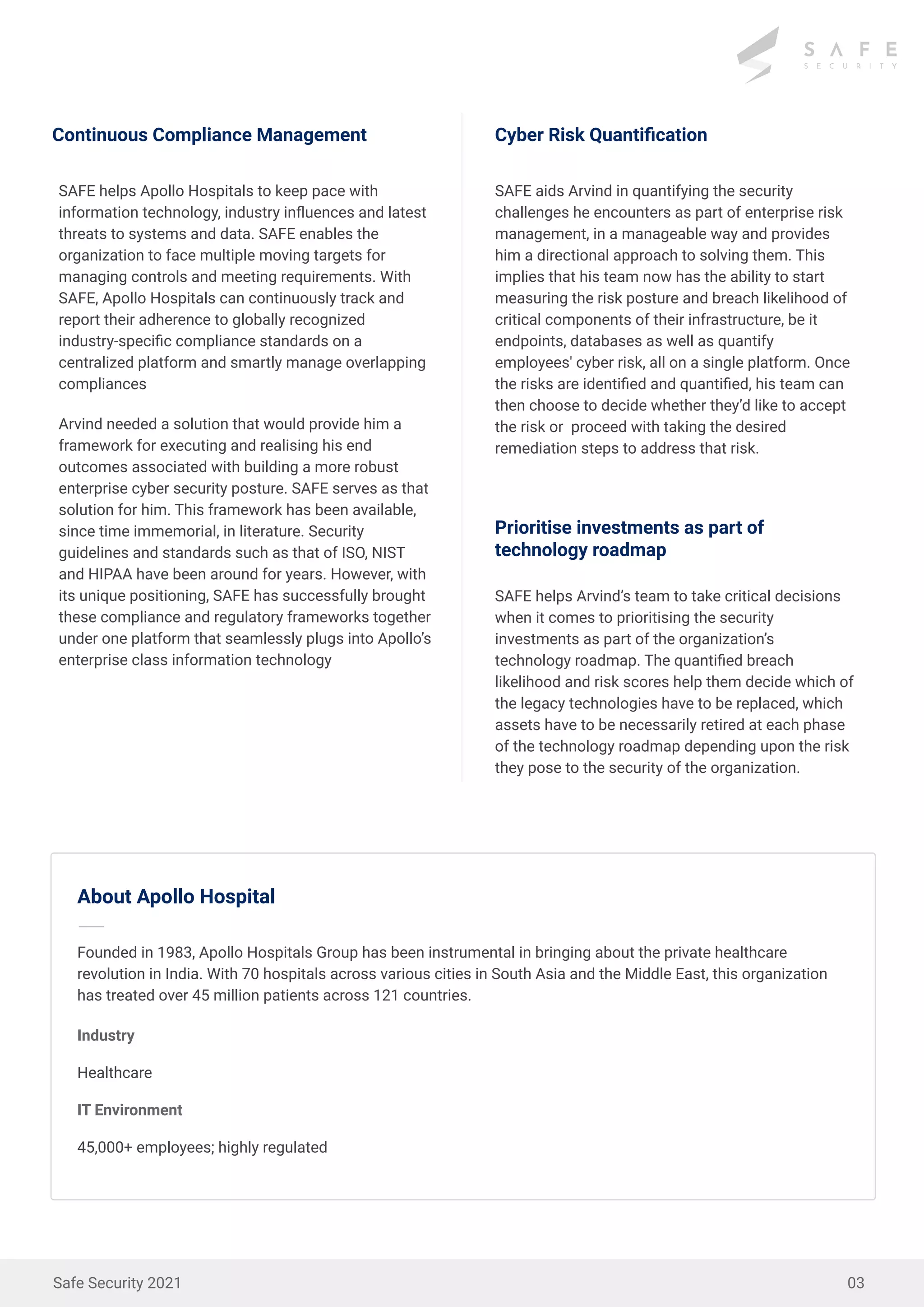 Apollo Hospitals Bolsters its Enterprise-Wide Cybersecurity Risk and ...