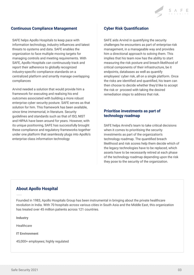 Apollo Hospitals Bolsters its Enterprise-Wide Cybersecurity Risk and ...