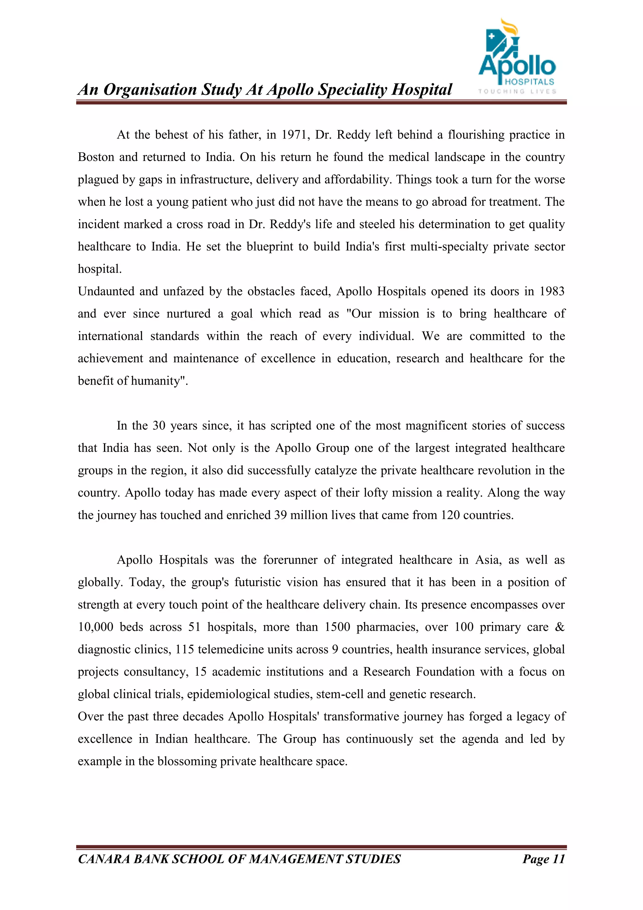 Apollo internship report. final | PDF