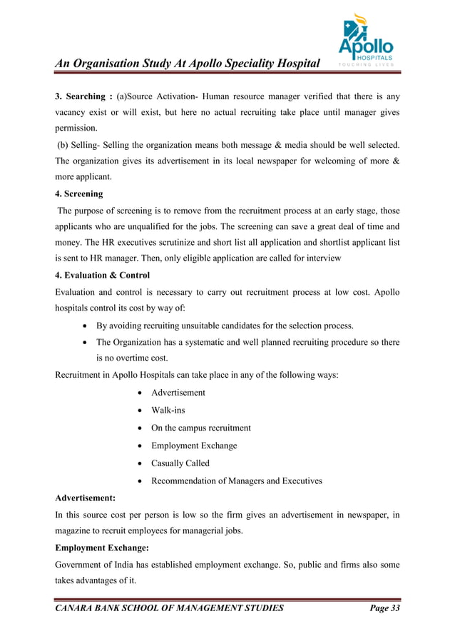 Apollo internship report. final | PDF