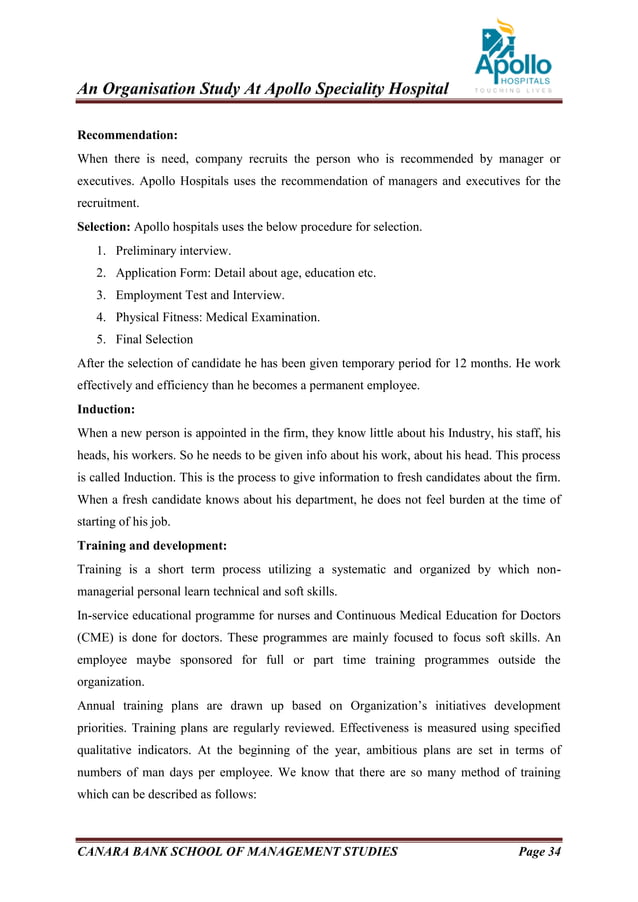 Apollo internship report. final | PDF