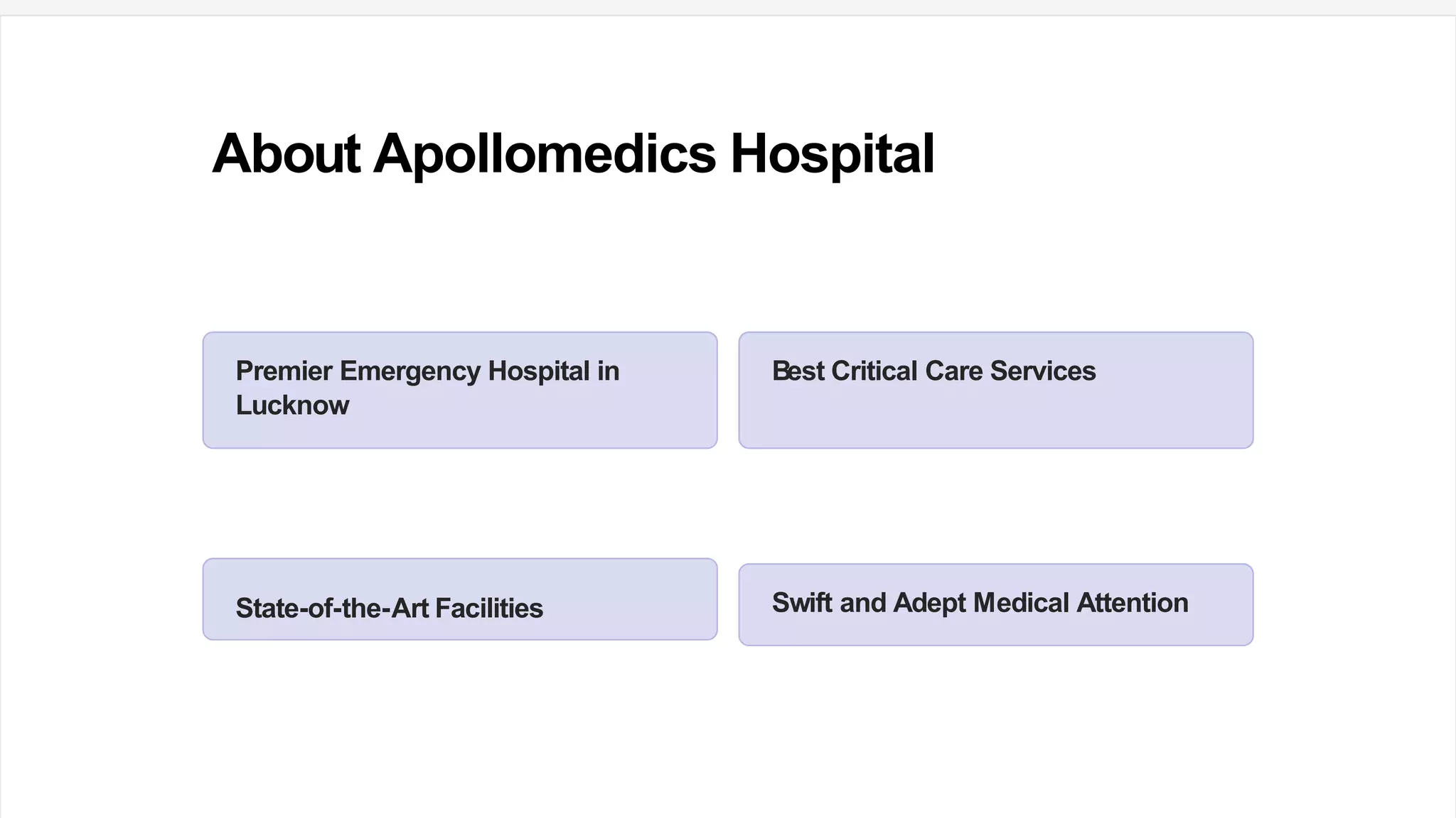 Apollomedics Hospital - Best NICU Facility Hospital in Lucknow | PDF