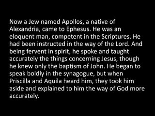 Apollos - More Than Eloquent Slides, 2/9/14 | PDF