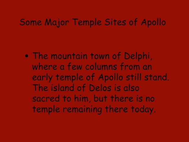 Apollo's story | PPT | Religion & Spirituality