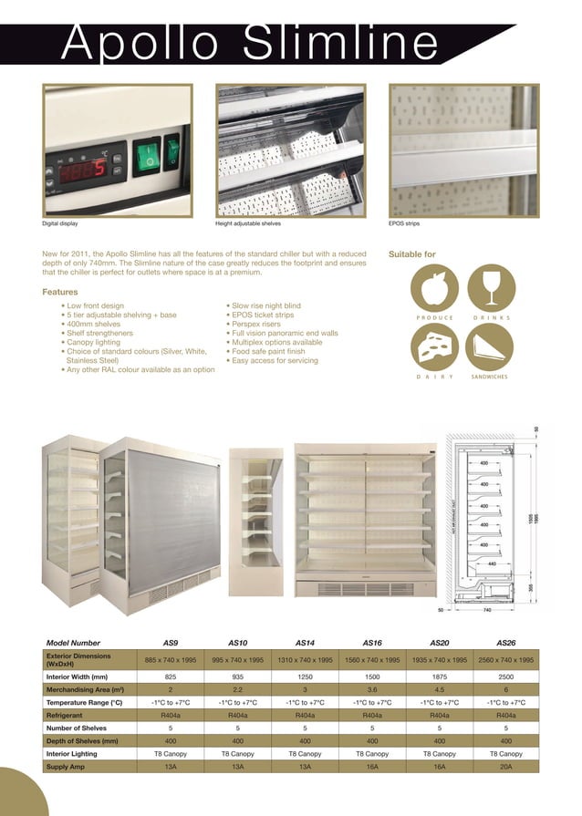 Apollo slimline multideckchillers | PDF