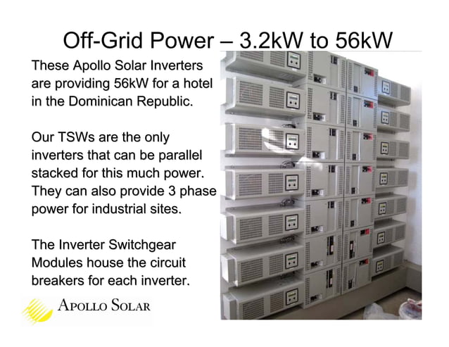 Apollo Solar TSW Inverter Training | PDF
