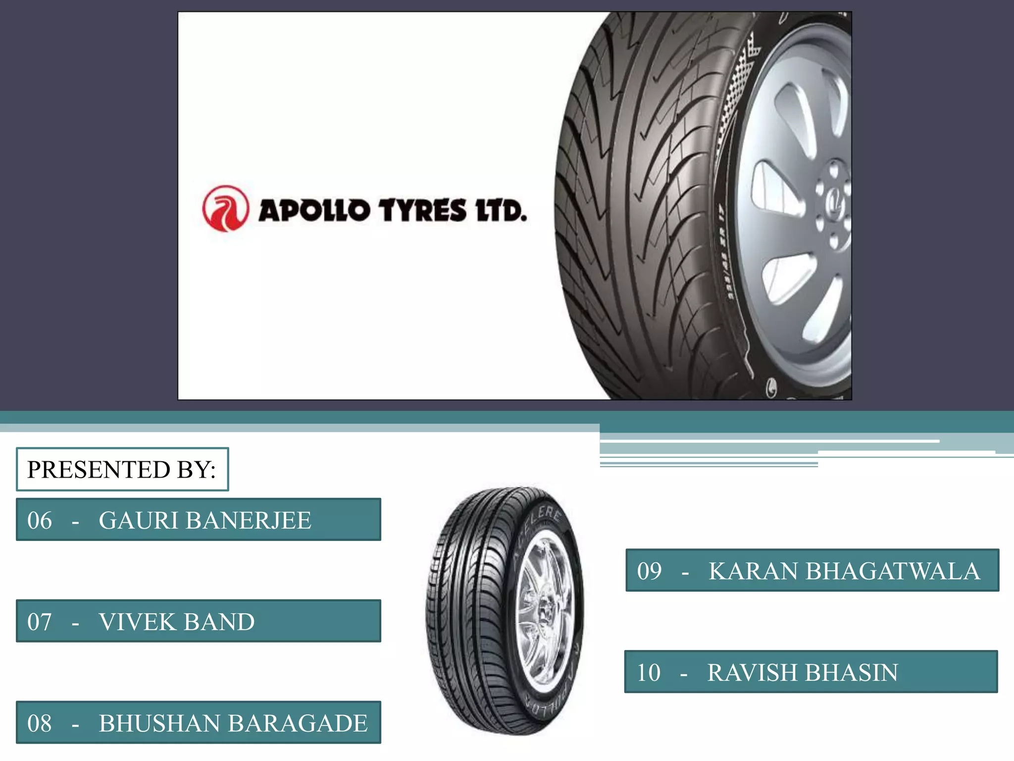 Apollo tyres presentation | PPTX