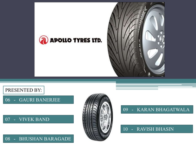 Apollo tyres presentation | PPTX | Stocks and Bonds | Personal Investing