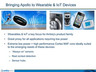 Apollo ultra low power MCU from Ambiq Micro | PPTX | Operating Systems | Computer Software and ...