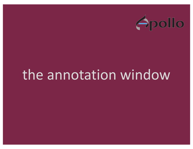 Editing Functionality - Apollo Workshop | PPT