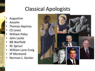 Apologetics 1 Lesson 2 Apologetic Approaches | PPTX