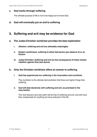 A5. Suffering (handout) | PDF