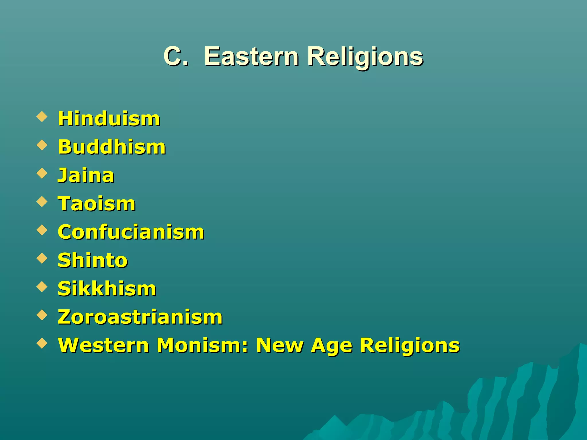 Apologetics and World Religions Class Notes and Power Point | PPT