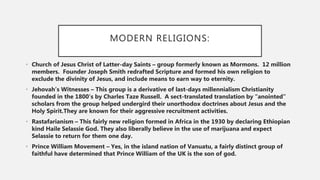 Apologetics and World Religions PPT | PPT