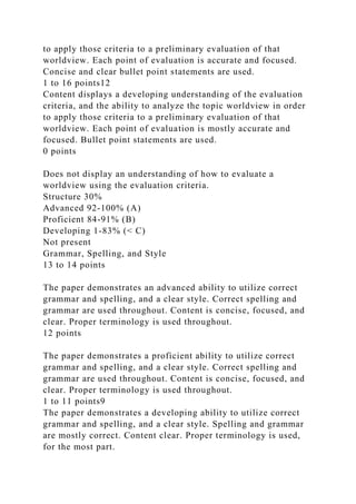 APOLOGETICS APPLICATION PAPER – PART 1 SUBMISSION FORMMake sur.docx ...