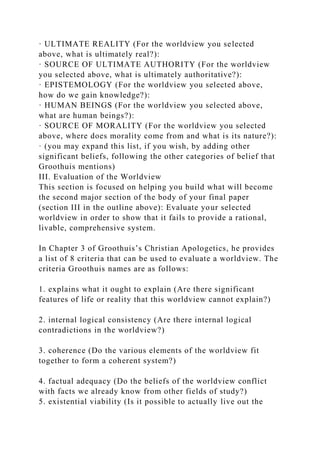 APOLOGETICS APPLICATION PAPER – PART 1 SUBMISSION FORMMake sur.docx