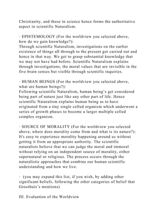 APOLOGETICS APPLICATION PAPER – PART 1 SUBMISSION FORMMake sur.docx ...