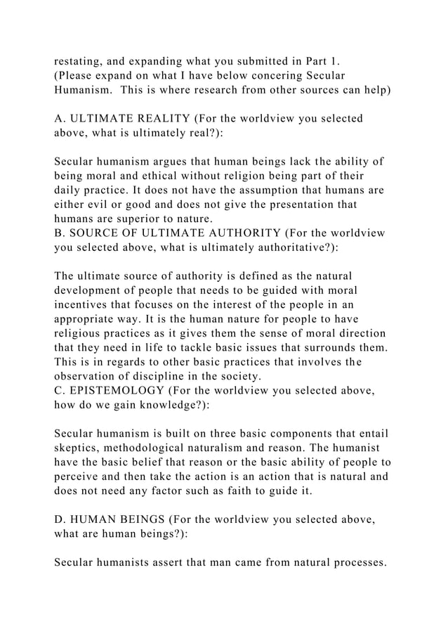 APOLOGETICS APPLICATION PAPER – PART 2 SUBMISSION FORMMake s.docx