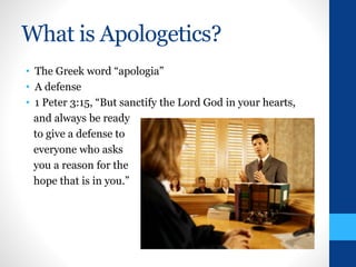 Apologetics Presentation for First Trinity, Part 1 | PPTX